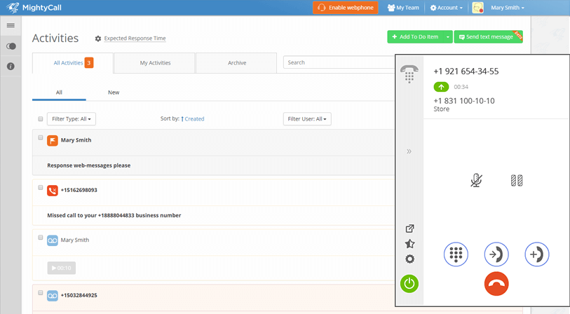 Webphone is a Virtual Phone System Feature | MightyCall