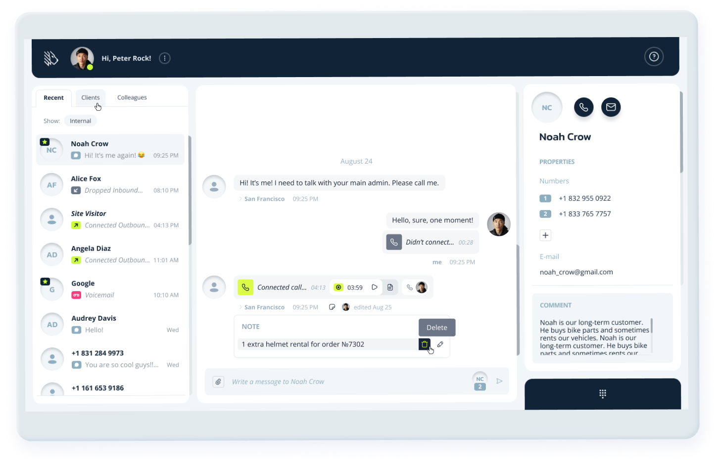 Call Notes: Enhance Team Communication – MightyCall